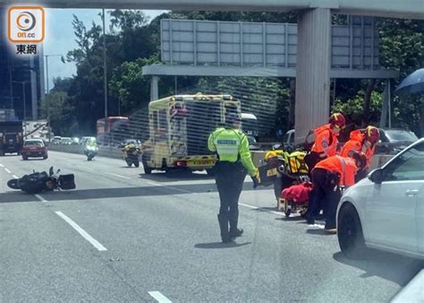 呈祥道私家車電單車相撞 鐵騎士受傷送院｜即時新聞｜港澳｜oncc東網