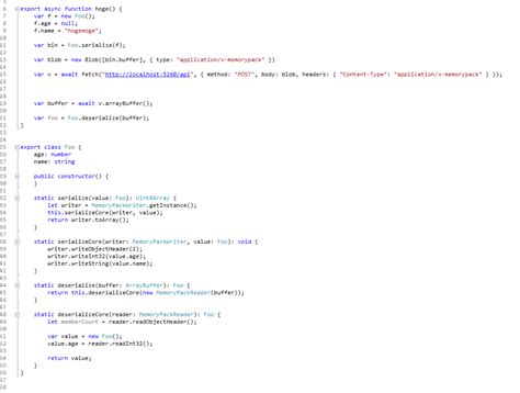 Neuecc On Twitter Typescript版memorypackを試作中。割とちゃんと動いてるのでいけそう。