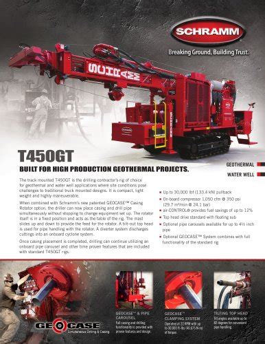 T130xd Schramm Inc Pdf Catalogs Technical Documentation Brochure