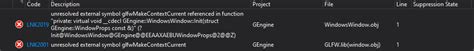 C Problem With Glfw Linking As It Used In Sharedlib Dll Stack