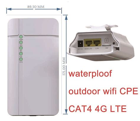 4g Lte Outdoor Wifi Router Unlocked Cpe 300mbps Modem With Sim Card Slot Lan Port