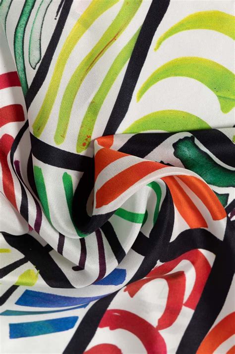 Шовкова хустка на шию Liviana Conti візерунок Answear Ua