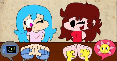 Karen And Sunny Tickled Sky And Gf Feet By Miguelzito On Deviantart