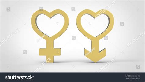 D Male Female Sex Symbol Stock Illustration Shutterstock