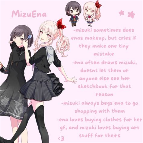 Mizuki X Ena Headcanons Mizuki Headcanon Vocaloid