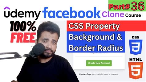 Html5 And Css3 Css Property Background And Border Radius Part 36 Youtube