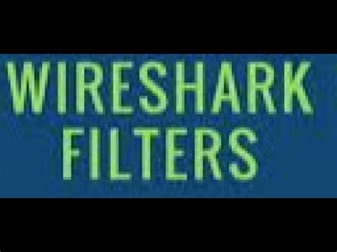 WIRESHARK FILTERS YouTube