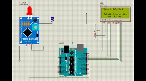 Tutorial Membuat Flame Sensor Dengan Menggunakan Proteus Dan Arduino