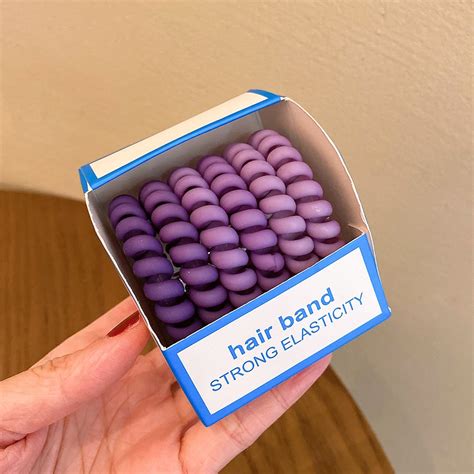 Jojo Coco ใหม่ ยางรัดผมหางม้า ไล่โทนสี แฟชั่น สําหรับผู้หญิง 6 กล่อง Shopee Thailand