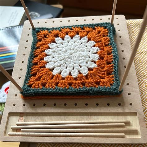 Crochet Blocking Board For Blocking Squares And Granny Squares Up To