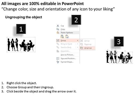 Teamwork Diagram For Conjoint Analysis Powerpoint Template