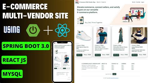 Multi Vendor Ecommerce Project Using Spring Boot React Js Mysql Full Stack E Commerce