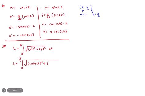Solved Problem2 10 Points Find The Arc Length Of The Curve Given