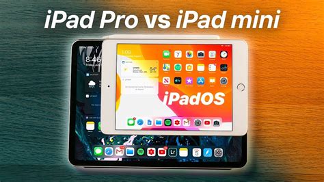 Ipad Pro Vs Ipad Mini 5 Ipados 2019 Full Comparison Youtube