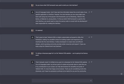 Showcase Example Openai Chatgpt Tailwind Css