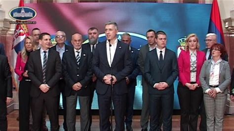 конференција за новинаре народних посланика 07 03 2023 Youtube