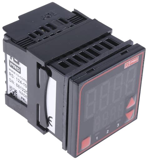 RS PRO RS PRO Panel Mount PID Temperature Controller 48 X 48mm 3 Output Relay SSR 110