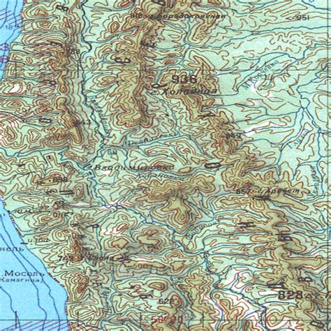 Soviet Genshtab M54 2 Russia Map By Avenza Systems Inc Avenza Maps