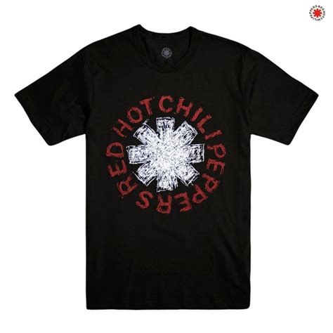 Red Hot Chili Peppers レッド・ホット・チリペッパーズ Scribble Asterisk Tシャツ ブラック