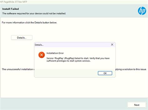 Fix Service Plugplay Failed To Start When Installing An Hp Printer