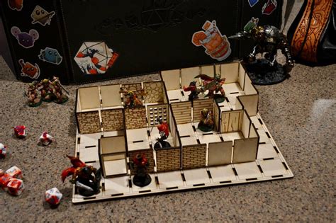Grid Map For Tabletop RPG Battle Map For Dungeons Dragons Mm And Mm Laser Cut Files