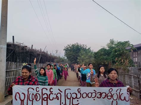 Khit Thit Media On Twitter ယင်းမာပင်တွင် စစ်အာဏာရှင် ဆန့်ကျင်ရေး မြောက်ခြမ်း သပိတ်အင်အားစု ခ