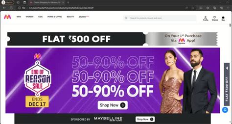 [video] prachi palve on linkedin myntrawebsiteclone html css