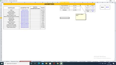 Complete Stock Analysis Excel Model Eloquens