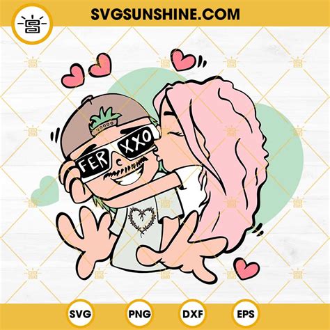 Karol G Kiss Feid SVG La Bichota SVG Ferxxo SVG PNG DXF EPS Files