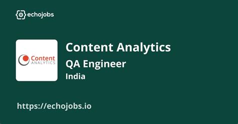 Content Analytics Is Hiring Qa Engineer India Api Rdevopsjob