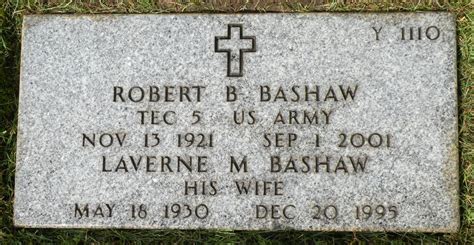 Robert Burns Bashaw 1921 2001 Find A Grave Memorial