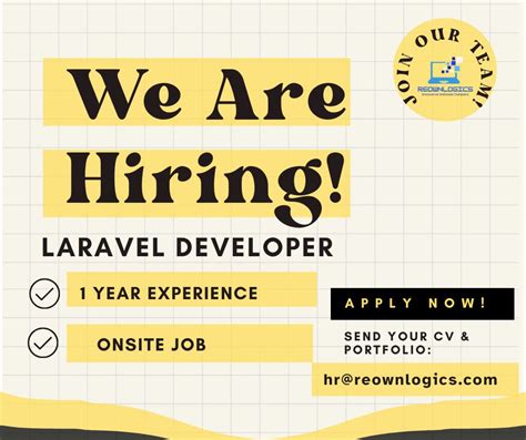 Aymen Saleem On Linkedin We Are Hiring Laravel Developer Apply Now