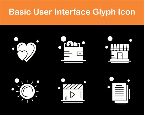 Basic User Interface Vector Icon Set Vector Art At Vecteezy