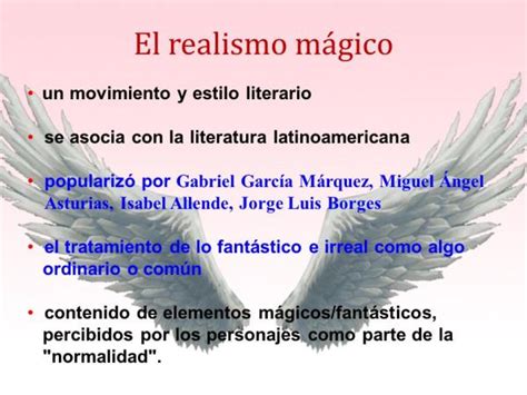 El Realismo Mágico En La Literatura Hispanoamericana Resumen