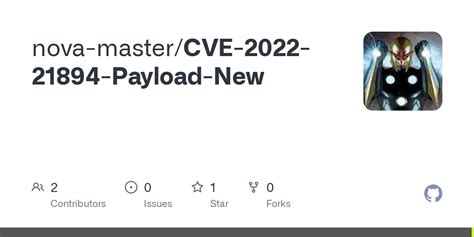 Github Nova Mastercve 2022 21894 Payload New