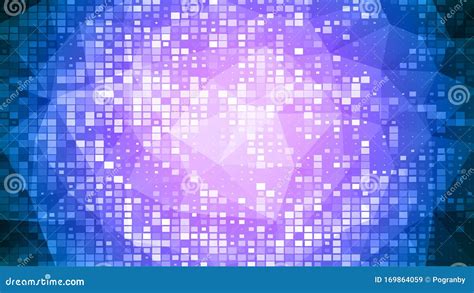 Abstract Polygon Background Square Pattern Backdrop Futuristic Triangle Mosaic Random Pixel