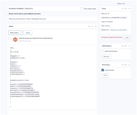 How To Use Gravity Forms Openai For Content Moderation