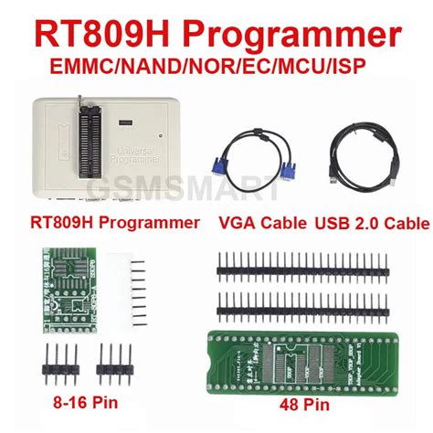 Оригинальный набор универсальных программаторов RT H EMMC Nand FLASH с чрезвычайно быстрой