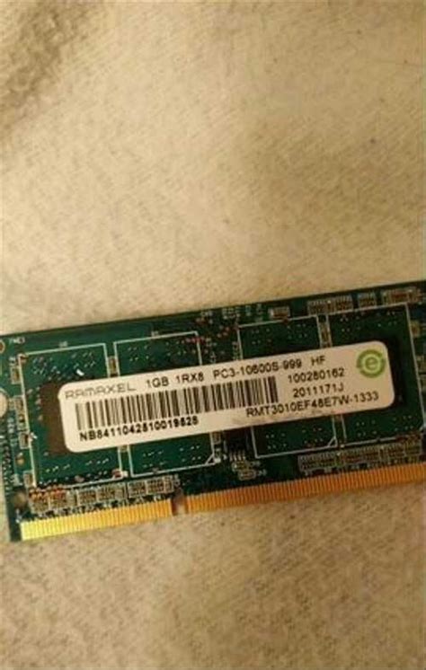 Оперативная память для ноутбука So Dimm Ddr3 1gb Москва Комьютерные