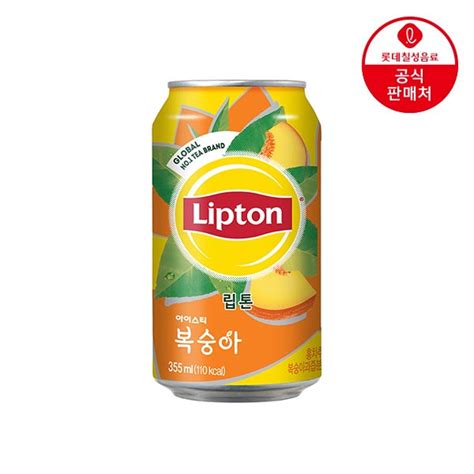 [롯데] 립톤아이스티 복숭아355ml X 24캔 홈플러스 택배배송