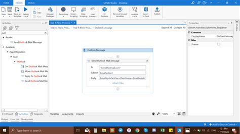 Inputting A Variable In Sending Outlook Message Under Subject And