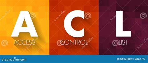 Acl Access Control List Is A List Of Permissions Associated With A