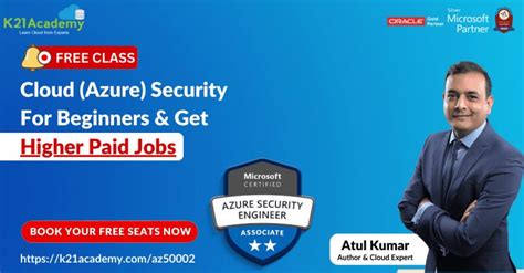 K21academy Learn Cloud From Experts On Linkedin Azure Security Certification Az 500 Free Class