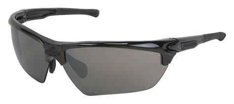 Mcr Safety Dark Gray Lens Half Frame Safety Glasses 55ky39