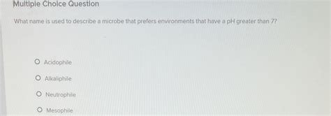 Solved Multiple Cholce Questlonwhat Name Is Used To Describe