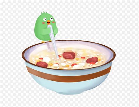 卡通手绘腊八粥腊八节PNG图片素材下载 图片编号qdoaloer 免抠素材网