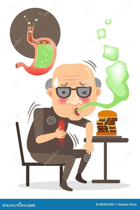 Belch Stock Vector Illustration Of Belch Burping Breathe 88402340