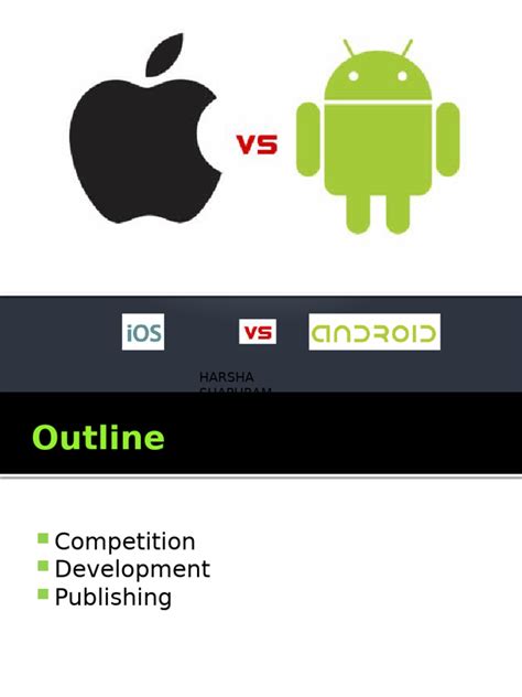 android vs ios presentation pdf ios android operating system
