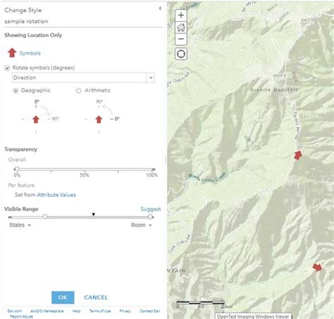 rotating point symbols in web maps