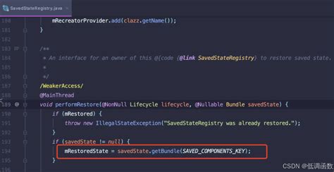 因内存不足原因导致fragment空白解决方案 androidx lifecycle bundlablesavedstateregistry key csdn博客